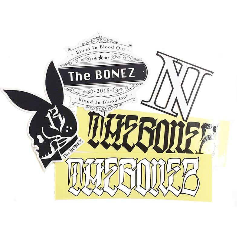 The BONEZさんのインスタグラム写真 - (The BONEZInstagram)「【TOUR GOODS 先行公開】 STICKER SET 1,000yen "Blood In ...