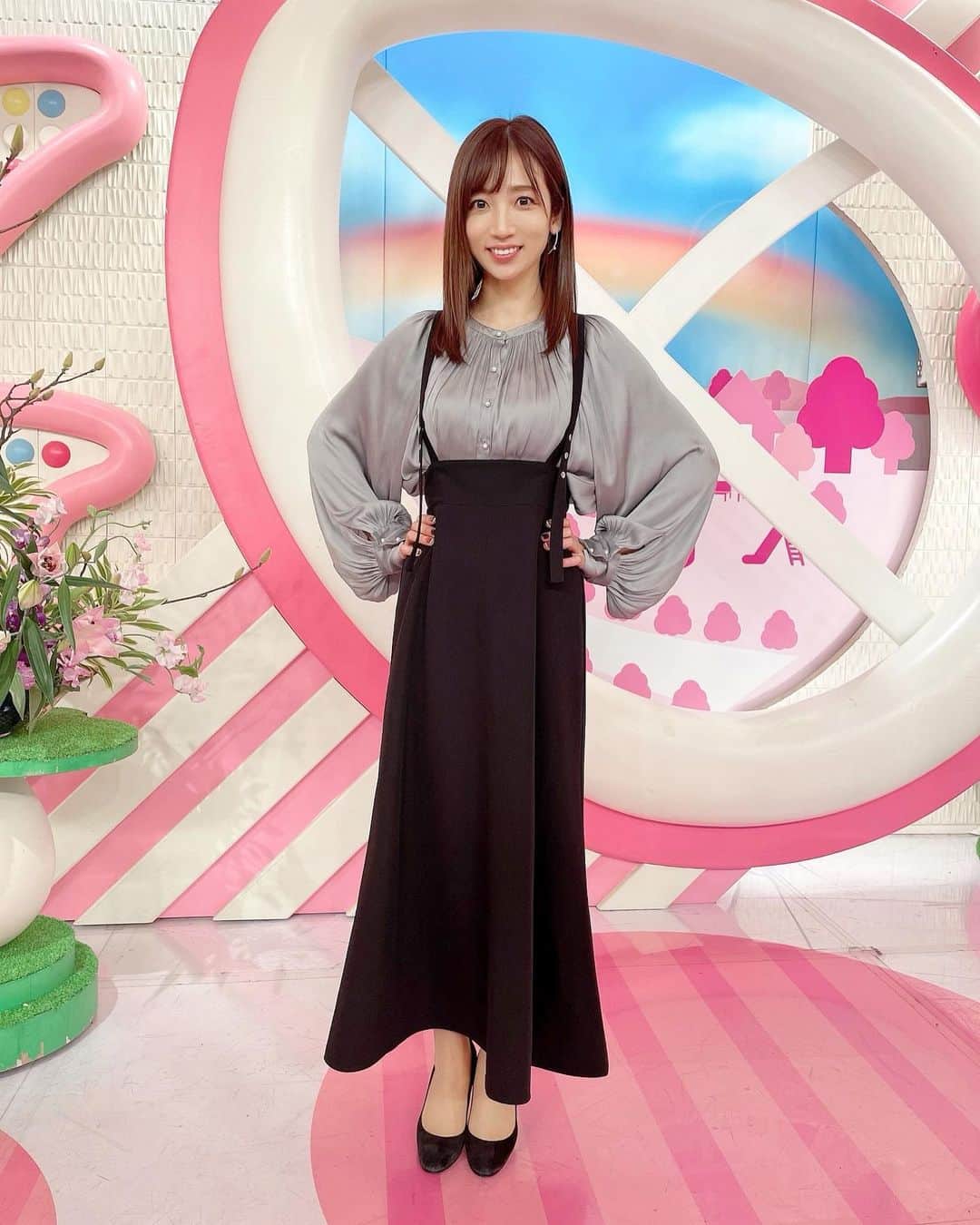 内田敦子さんのインスタグラム写真 - (内田敦子Instagram)「⁡ ⁡ Oha!4衣装🕺 ⁡ #oha4 #almondoilantiss #naturalcouture # ...