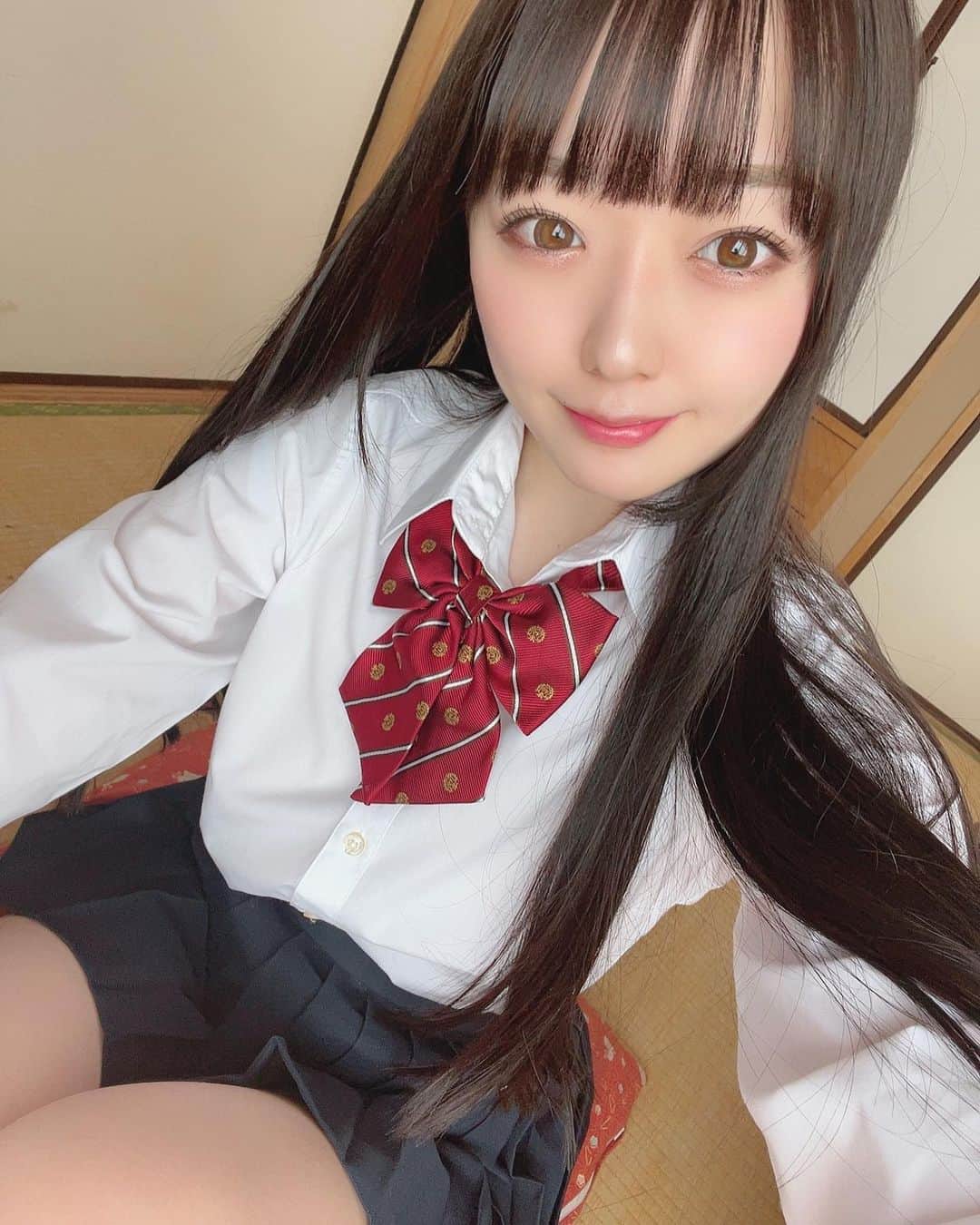 高瀬りなさんのインスタグラム写真 高瀬りなinstagram 「今日の制服 高瀬りな Act Av女優 制服 Jk