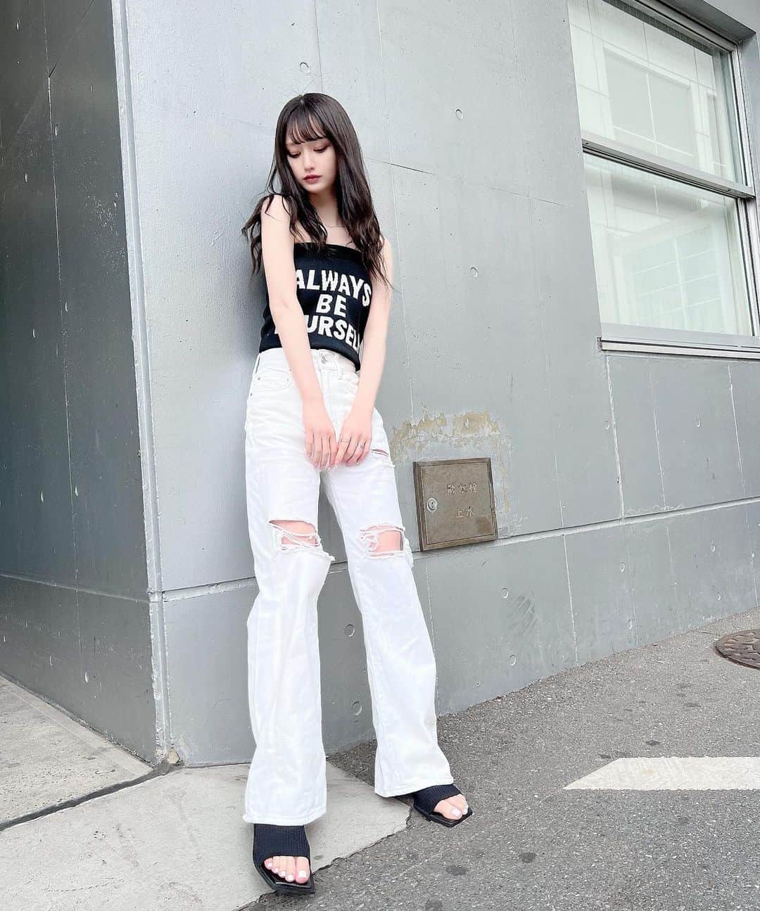 山本望叶さんのインスタグラム写真 - (山本望叶Instagram)「今日のしふくー🤍 #ootd #code #コーデ #春服 #夏服 #egoist #emoda」4月16日 19時12分 ...