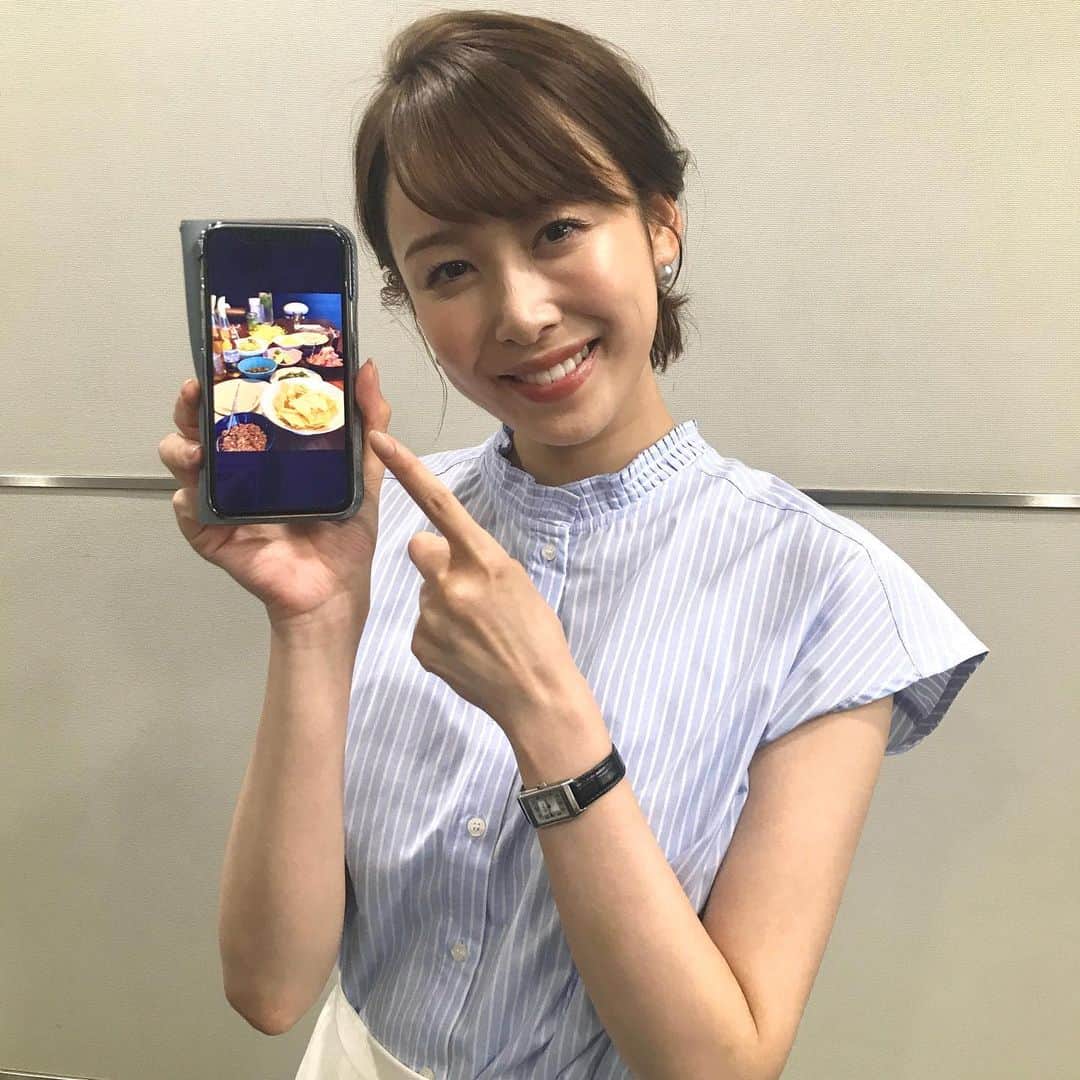 TBS「Nスタ」さんのインスタグラム写真 - (TBS「Nスタ」Instagram)「【夏休みSNS企画「 #ぼくのわたしの夏メシ 」🍧】 この夏に作る「夏メシ」を大募集！ 良原アナは、タコス ...