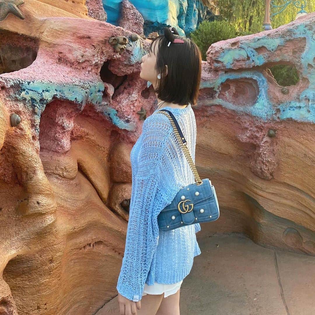 麻生果恩さんのインスタグラム写真 - (麻生果恩Instagram)「私のトレンドはブルーなの💙」8月6日 18時34分 - aso.kaon