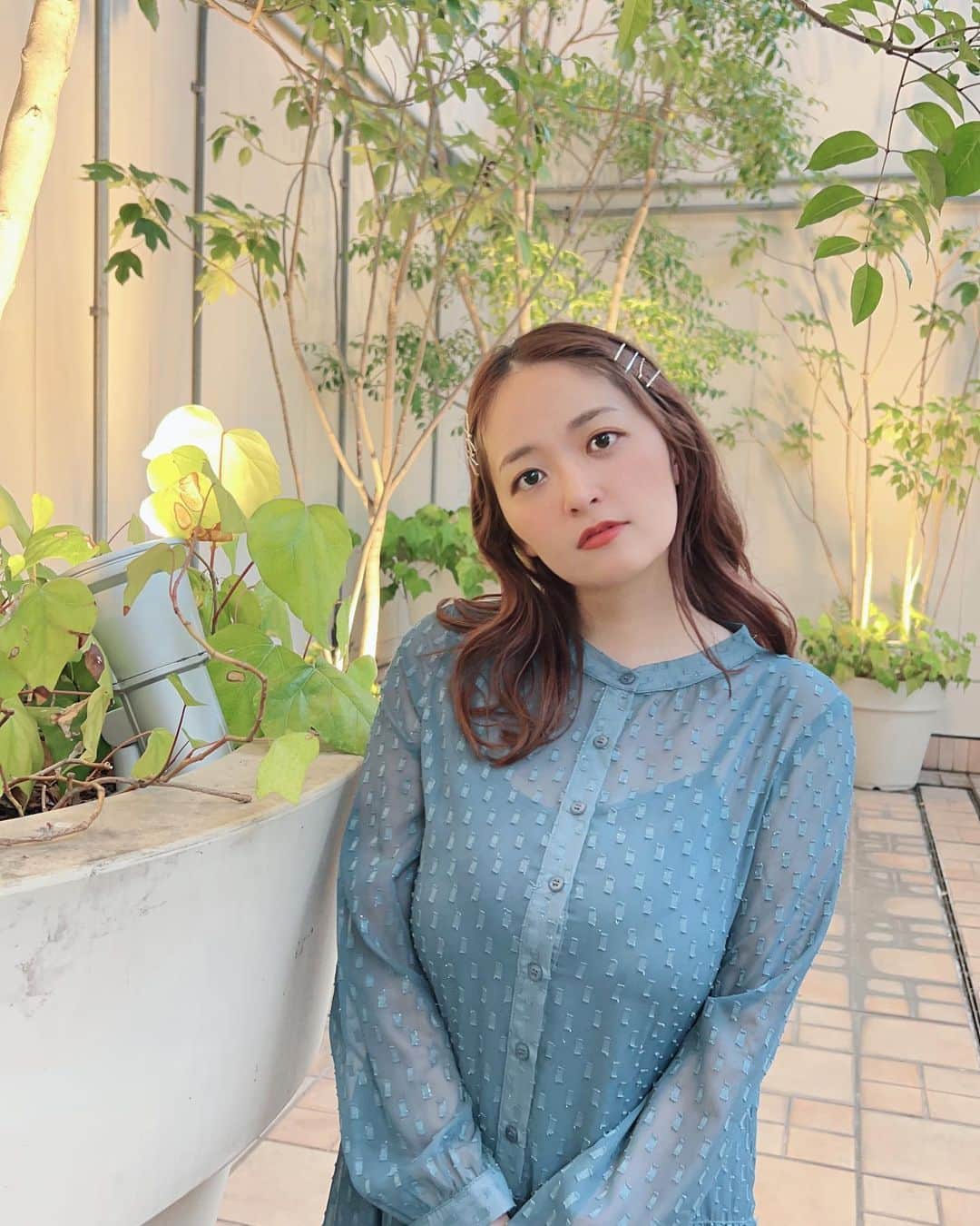 柳瀬さきさんのインスタグラム写真 - (柳瀬さきInstagram)「今日のお洋服は有村藍里ちゃん プロデュースのrosebleue😊 ...