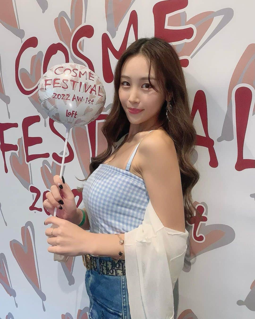 HARUKAさんのインスタグラム写真 - (HARUKAInstagram)「＊ 昨日は #ロフトコスメフェス にお邪魔しました🎈🤍 ...
