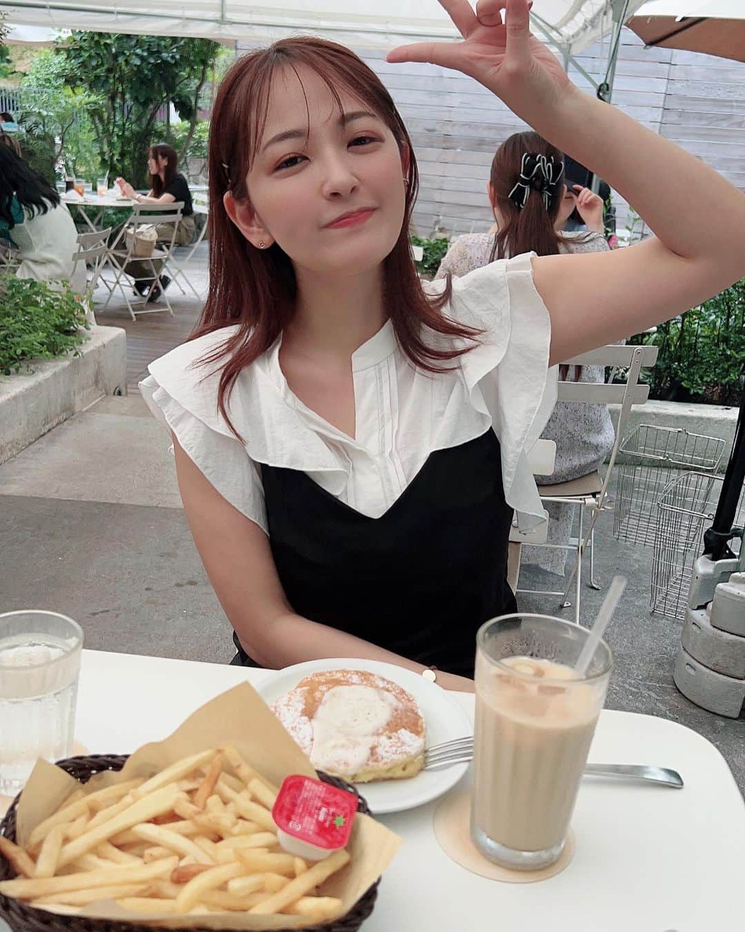 柳瀬さきさんのインスタグラム写真 - (柳瀬さきInstagram)「まいぷにとランチしてきた🐰 短い時間だったけど久々に いろいろお話して ...