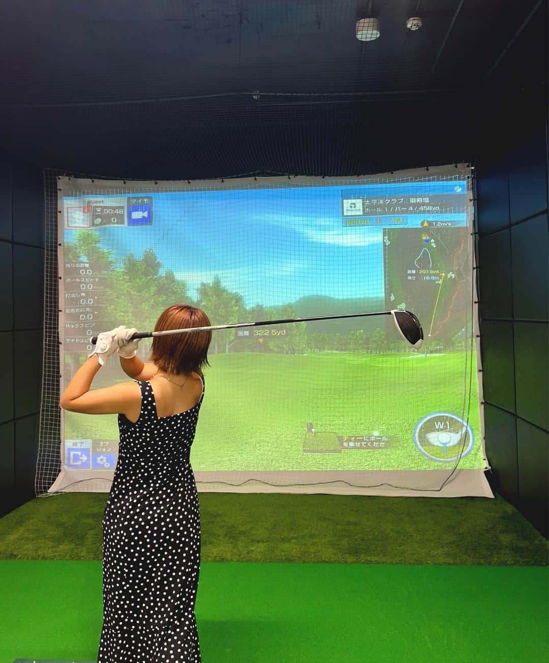 大川成美さんのインスタグラム写真 - (大川成美Instagram)「仕事終わりに ゴルフスクール「STEPGOLF PREMIUM GINZA・YURAKUCHO」へ行ってきました💗 ...