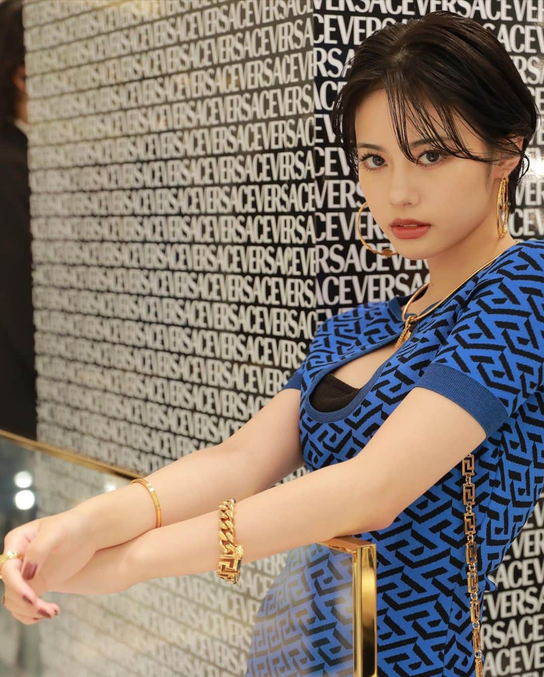 安齋星来さんのインスタグラム写真 - (安齋星来Instagram)「VERSACE GINZA NEW OPEN 2022.09.17~ open ⠀ @versace #Versace # ...