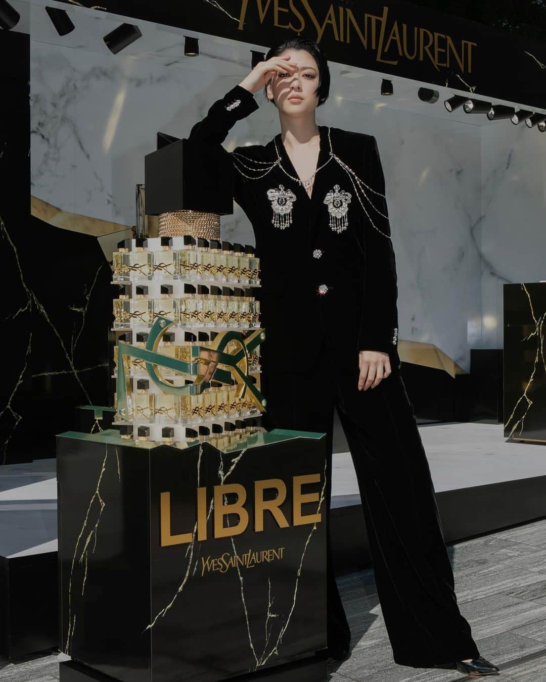 三吉彩花さんのインスタグラム写真 - (三吉彩花Instagram)「-YSL BEAUTY- YSLアイコン フレグランス「LIBRE ...