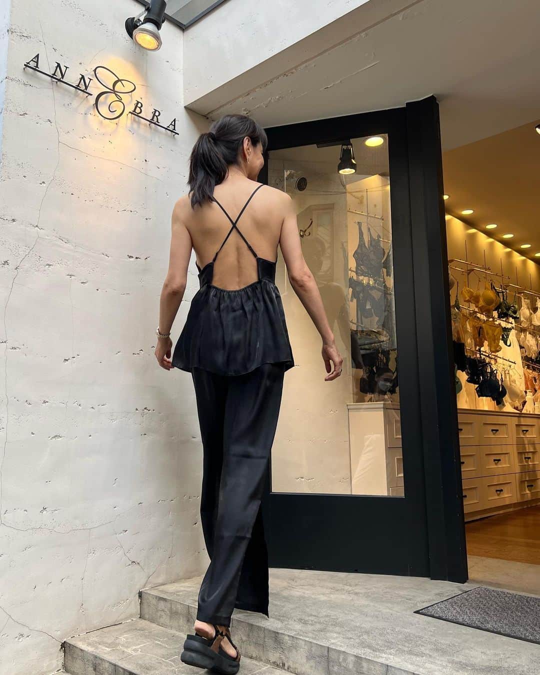 前田典子さんのインスタグラム写真 - (前田典子Instagram)「代官山の#annebra @annebra_daikanyama @annebra.jp へ ランジェリーを見に行ったら ...