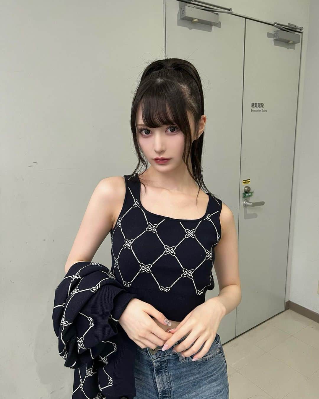 山本望叶さんのインスタグラム写真 - (山本望叶Instagram)「ど？🐰 #ootd #code #コーデ #emoda #gyda #ポニーテール」9月29日 21時11分 ...