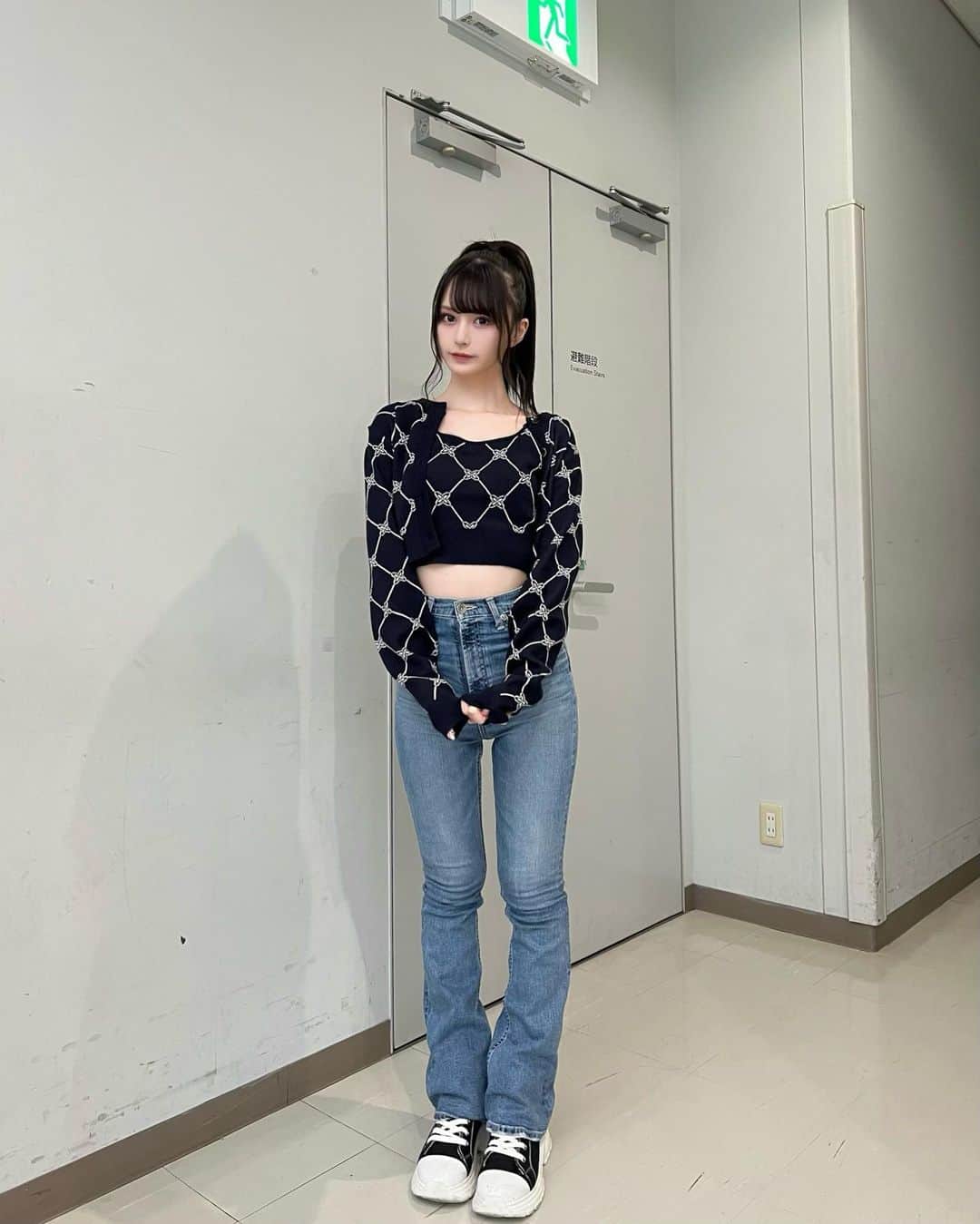 山本望叶さんのインスタグラム写真 - (山本望叶Instagram)「ど？🐰 #ootd #code #コーデ #emoda #gyda #ポニーテール」9月29日 21時11分 ...