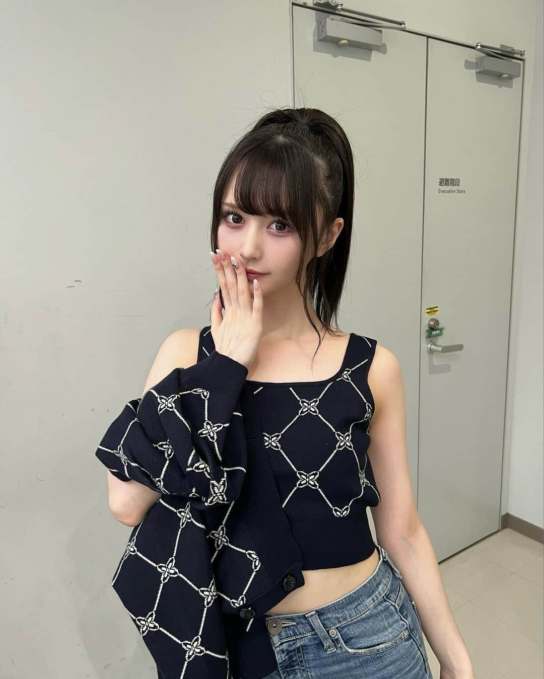 山本望叶さんのインスタグラム写真 - (山本望叶Instagram)「ど？🐰 #ootd #code #コーデ #emoda #gyda #ポニーテール」9月29日 21時11分 ...