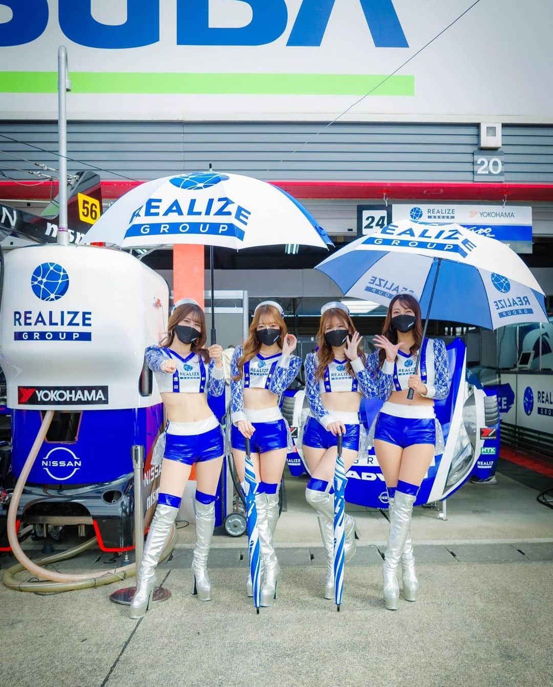 織田真実那さんのインスタグラム写真 - (織田真実那Instagram)「SUPERGT茂木決勝日🏁 24号車は5番手 、56号車は6番手からのスタートです 今からドキドキですね🥹2台揃って ...