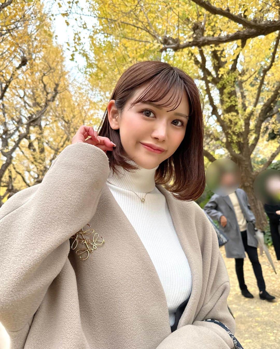 森のんのさんのインスタグラム写真 - (森のんのInstagram)「彼女感🥰🫶🏻 のんちゃんとデートにつかっていいよ🍁 . . . #外苑前 ...