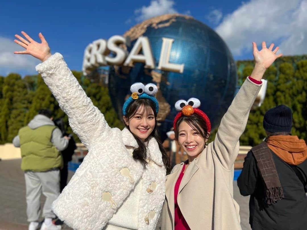 増田紗織さんのインスタグラム写真 - (増田紗織Instagram)「明日の「おはよう朝日土曜日です」にて、USJから生中継いたします🎄 今年最後の「おは土」です！ #おはよう朝日土曜日です ...