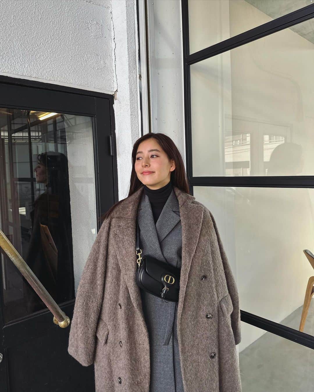 新木優子さんのインスタグラム写真 - (新木優子Instagram)「私服 coat : @clane_official dress : @snidel_official shoes ...