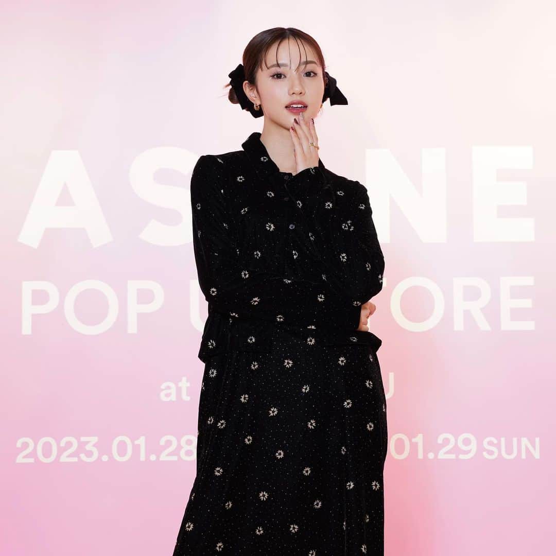中町綾さんのインスタグラム写真 - (中町綾Instagram)「ASUNE初のPOP UPありがとうございました🎀🫶 沢山の方が来てくれて ASUNEを手に入れてくれて心の底から嬉しいです🥹 ...