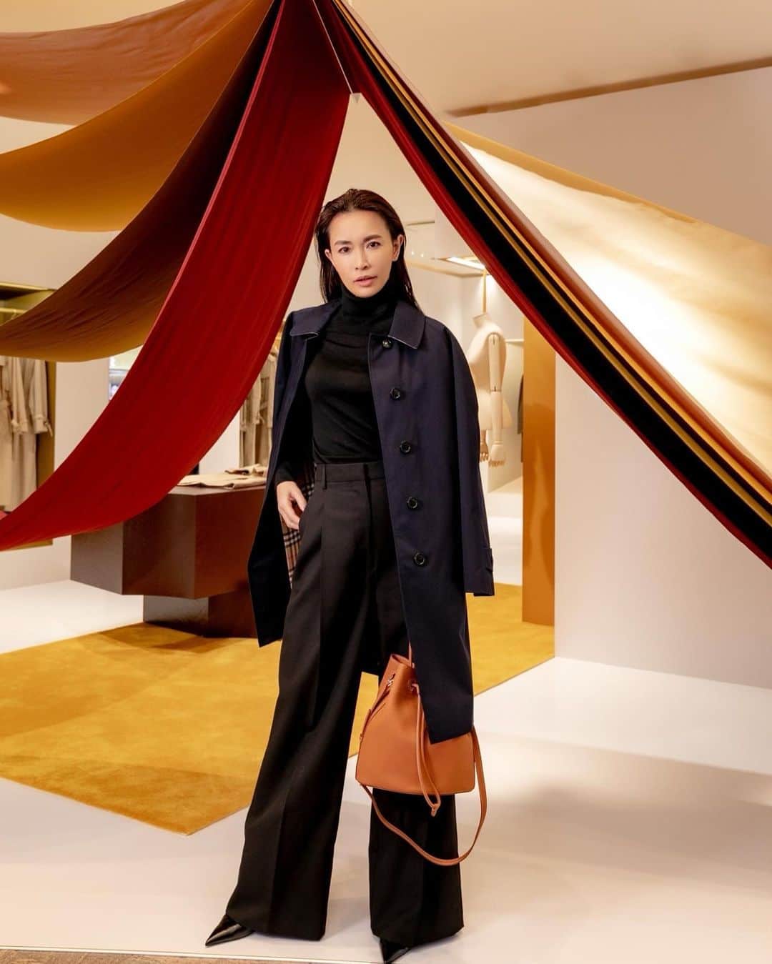 長谷川京子さんのインスタグラム写真 - (長谷川京子Instagram)「THE BURBERRY TRENCH POP-UPにお邪魔しました ...