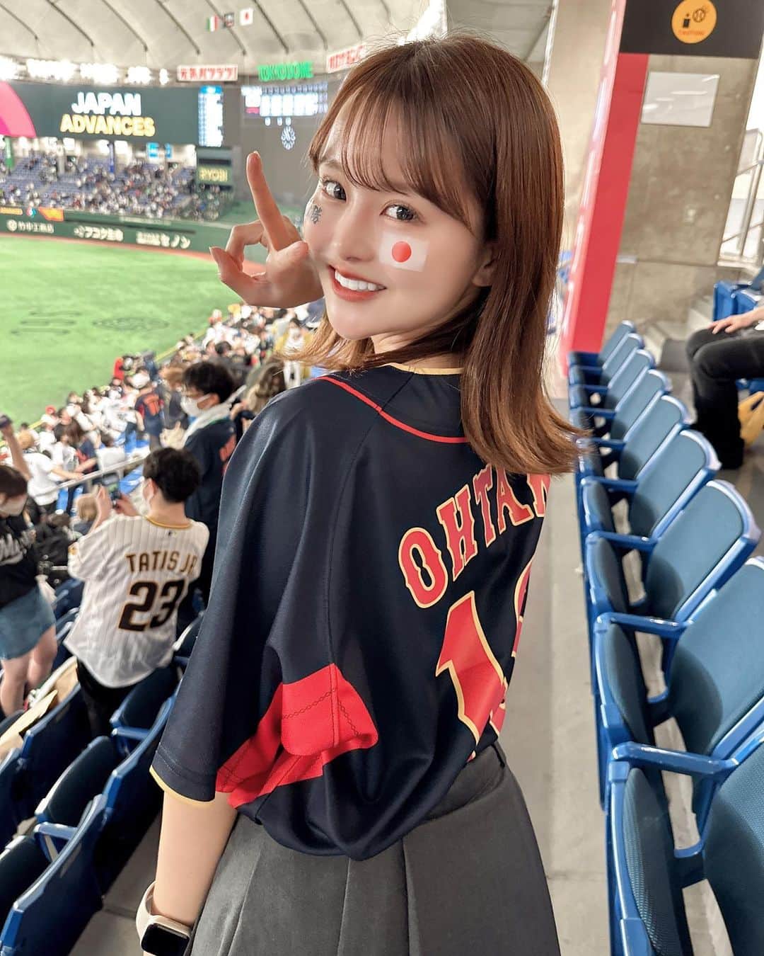 吉田恵美さんのインスタグラム写真 - (吉田恵美Instagram)「#wbc2023 最高です！！！！」3月16日 23時42分 - _yoshida_megumi