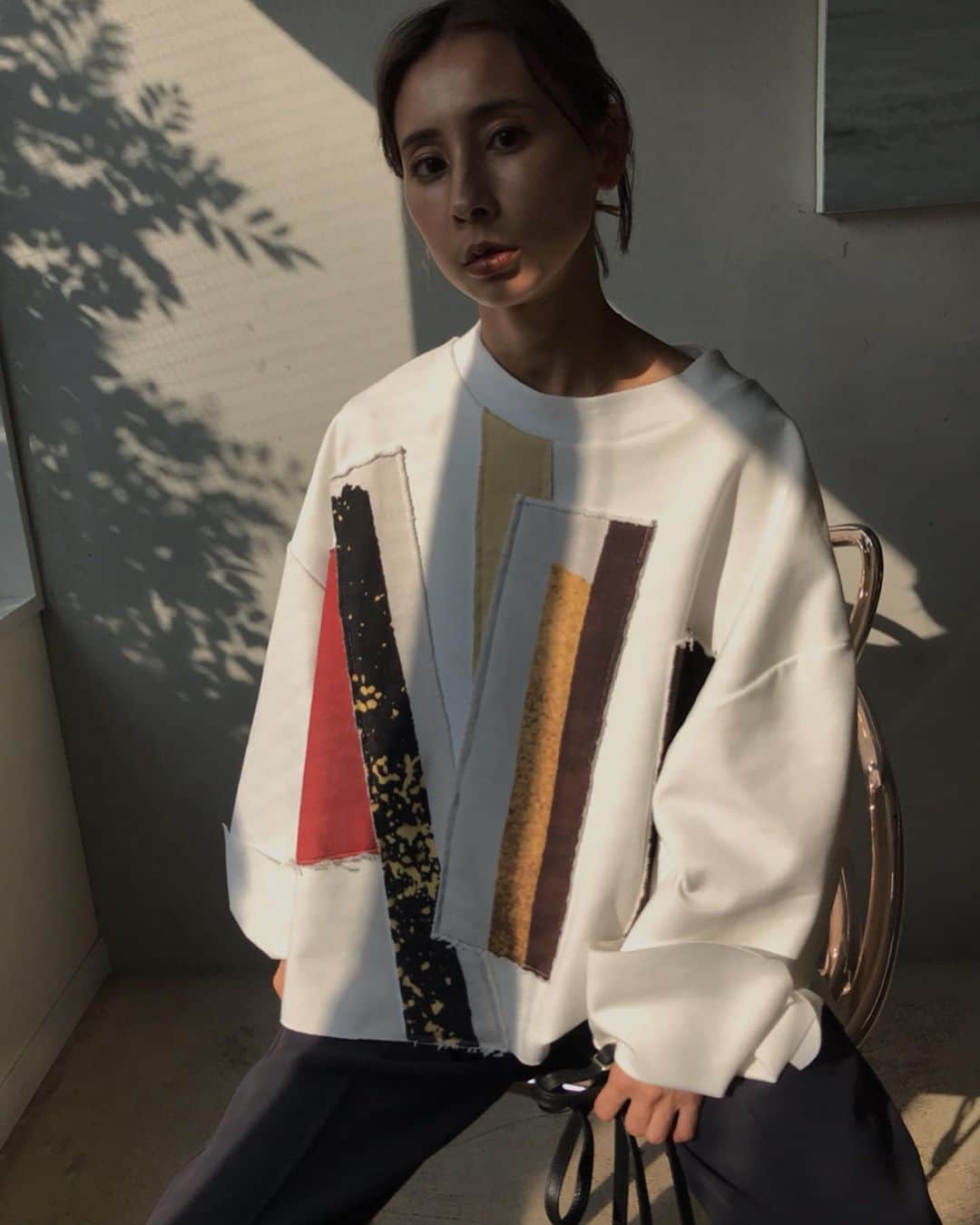 黒石奈央子さんのインスタグラム写真 - (黒石奈央子Instagram)「あめりふく。 . PLEATS BELT LAYERED PT ¥17500+tax 8/16 SHOES 発売中 ...