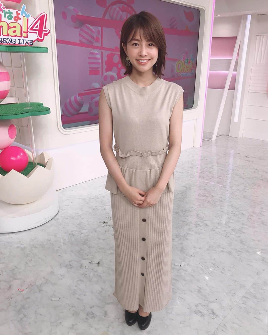 中川絵美里さんのインスタグラム写真 - (中川絵美里Instagram)「👗 oha!4 衣装 お世話になりました🙇‍♀️ #oha4#おはよん#衣装 #willselection# ...