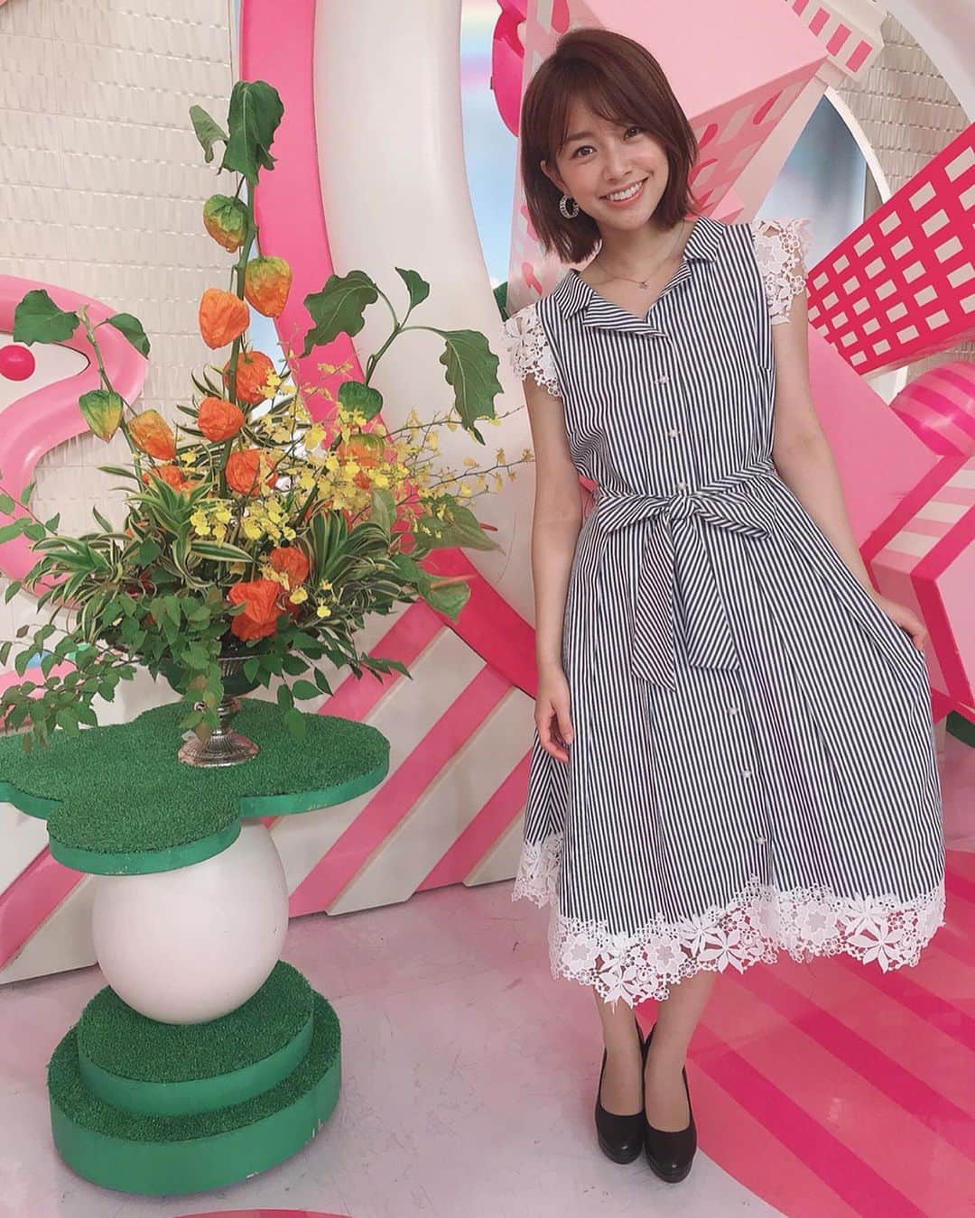 中川絵美里さんのインスタグラム写真 - (中川絵美里Instagram)「👗 oha!4 衣装 お世話になりました🙇‍♀️ #oha4#おはよん#衣装 #willselection# ...