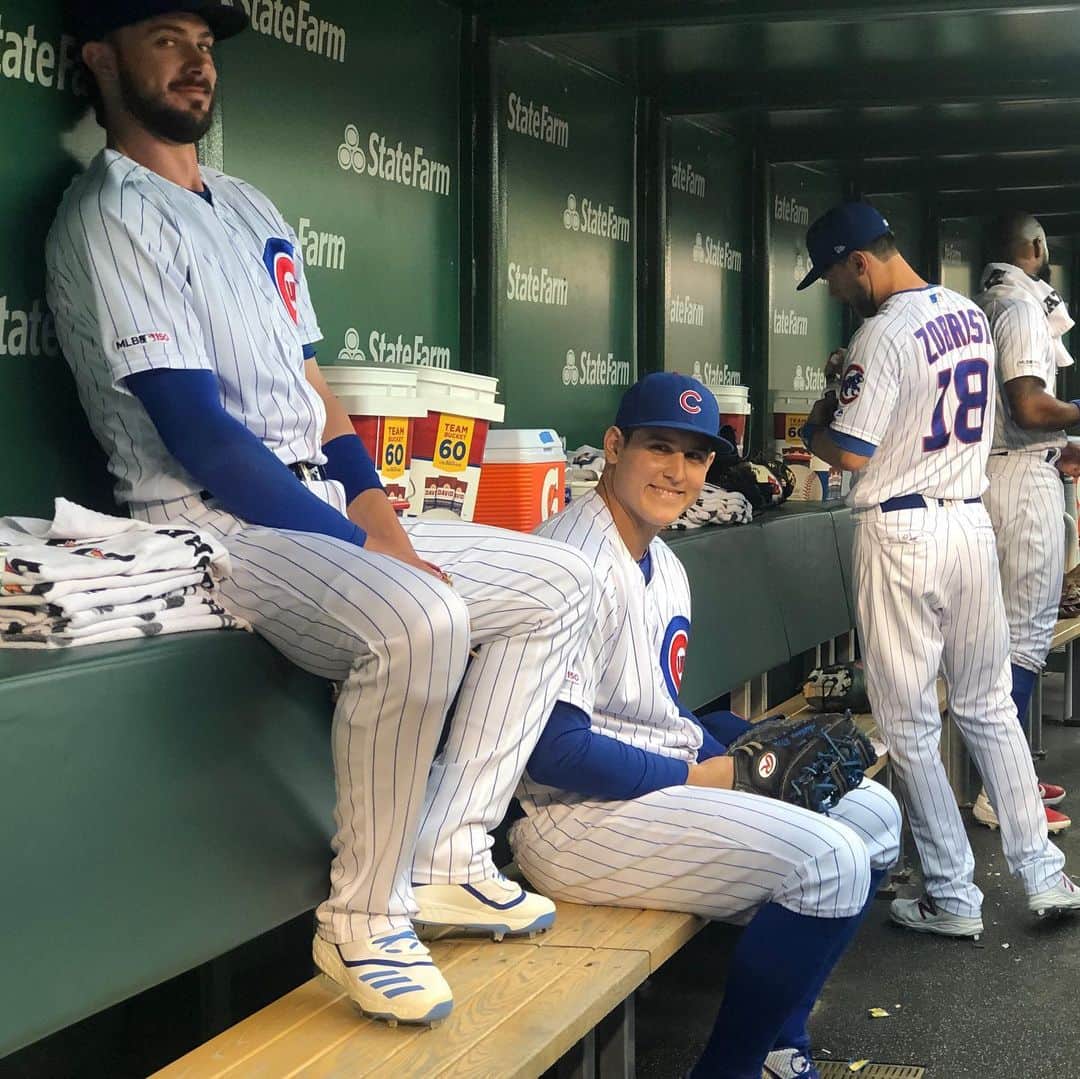 シカゴ・カブスさんのインスタグラム写真 - (シカゴ・カブスInstagram)「Surprise leadoff hitter! # ...