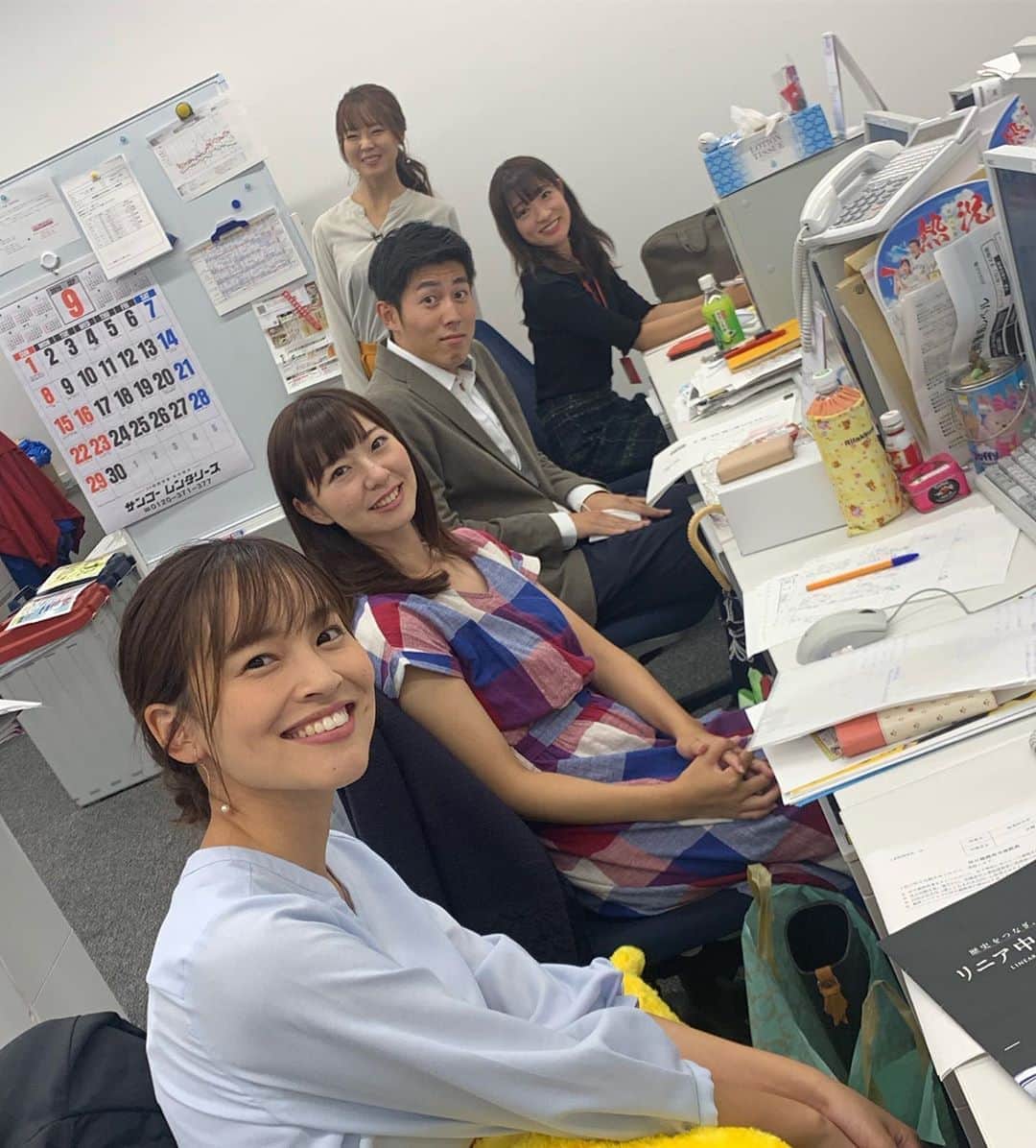 静岡朝日テレビ5chさんのインスタグラム写真 - (静岡朝日テレビ5chInstagram)「アナウンサーがずらり！！片山 #静岡朝日テレビ ...