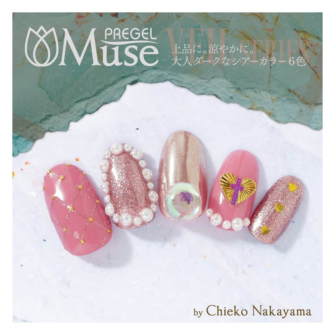 PREGELさんのインスタグラム写真 - (PREGELInstagram)「⇒⇒スライドしてね⇒⇒﻿ ﻿ プリジェル ミューズ第11弾 💖﻿ 「ヴェールシリーズ」6色﻿ プリムドールミューズ ...
