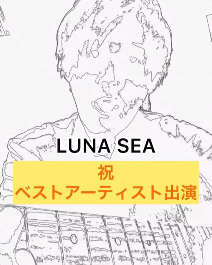 田村正和さんのインスタグラム動画 - (田村正和Instagram)「‪【祝】LUNA SEA‬ ‪ベストアーティスト出演。‬ ‪勝手に記念し ...