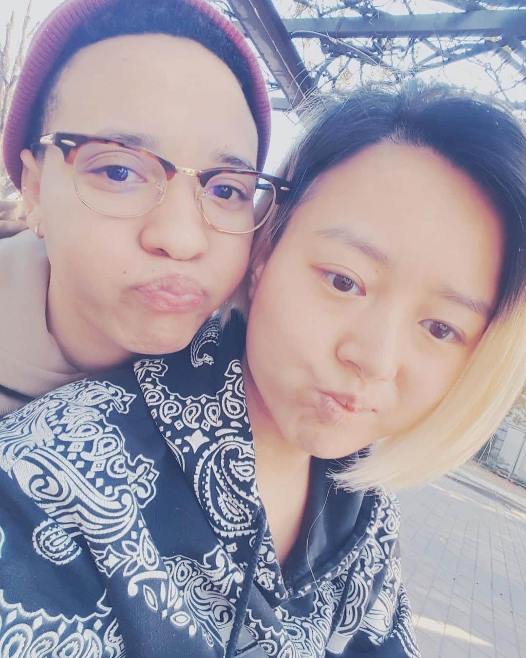 祐真キキさんのインスタグラム写真 - (祐真キキInstagram)「しばらく療養中ニートなので、 のろけショット失礼しゃす🤪 ️笑 with ...