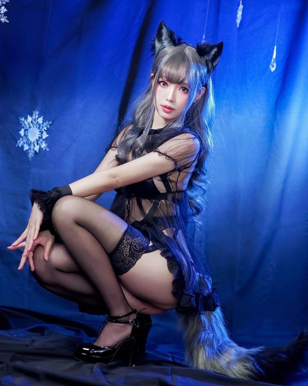 Elyさんのインスタグラム写真 - (ElyInstagram)「C97新作のサンプルです！ オオカミのヨルちゃん🐺 My new work!Will be selling at ...