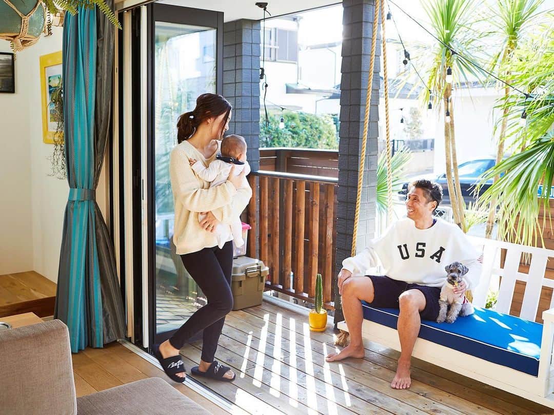 ZERO-CUBE+FUNさんのインスタグラム写真 - (ZERO-CUBE+FUNInstagram)「K様一家が暮らす ZERO-CUBE MALIBU🏝 この西海岸テイストの空間づくりに ...