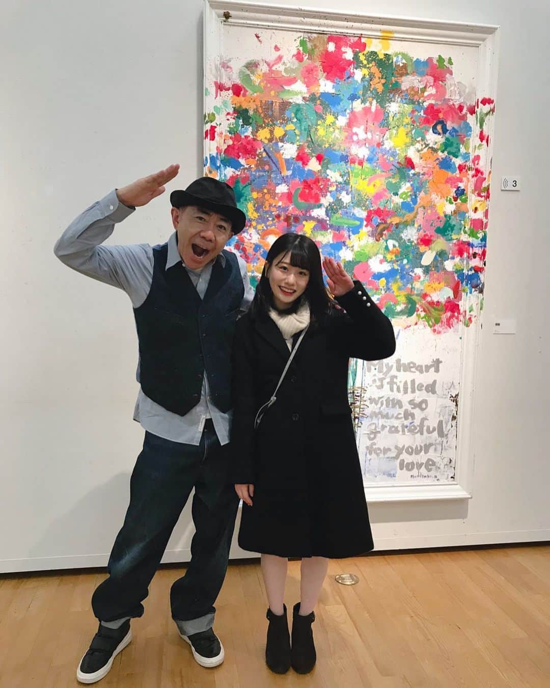 小田彩加さんのインスタグラム写真 - (小田彩加Instagram)「#木梨憲武 さんにお会いしました！ 2ショットも！ 人生でそんな日がある ...