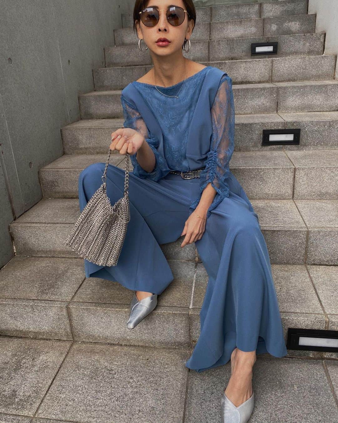 黒石奈央子さんのインスタグラム写真 - (黒石奈央子Instagram)「あめりふく。 . . . 3way PRIMA ALL IN ONE ¥24000+tax 2/4 CLEAR ...