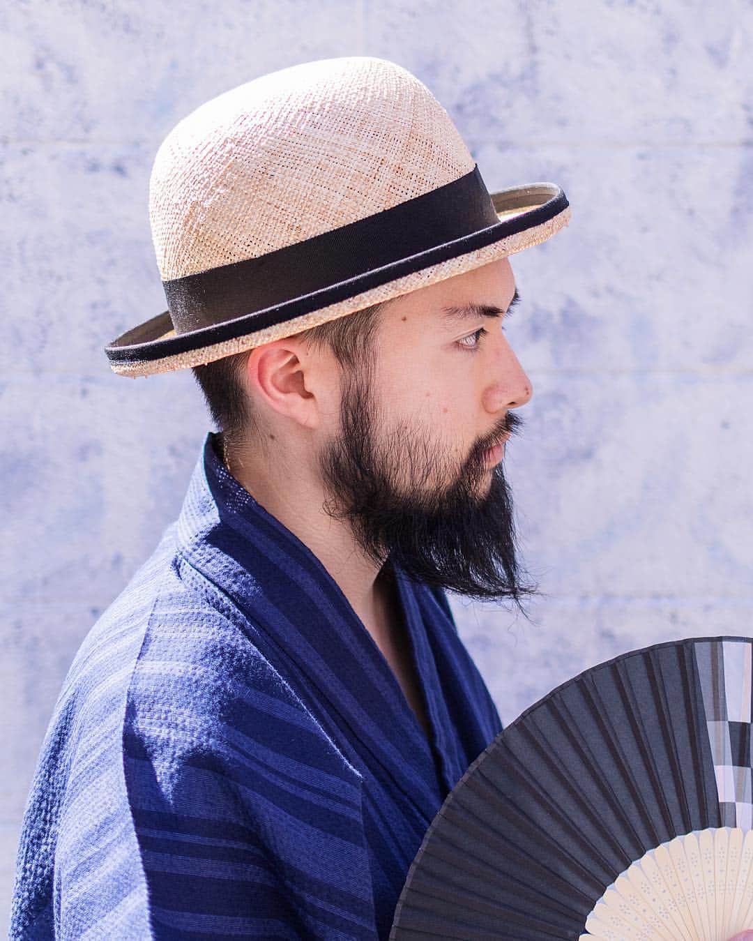 CA4LAさんのインスタグラム写真 - (CA4LAInstagram)「〈夏の風物詩『浴衣』と、帽子〉 伝統的な男の浴衣姿には、天然草のハットがオススメ。カンカン帽だけではなく、ボーラー ...