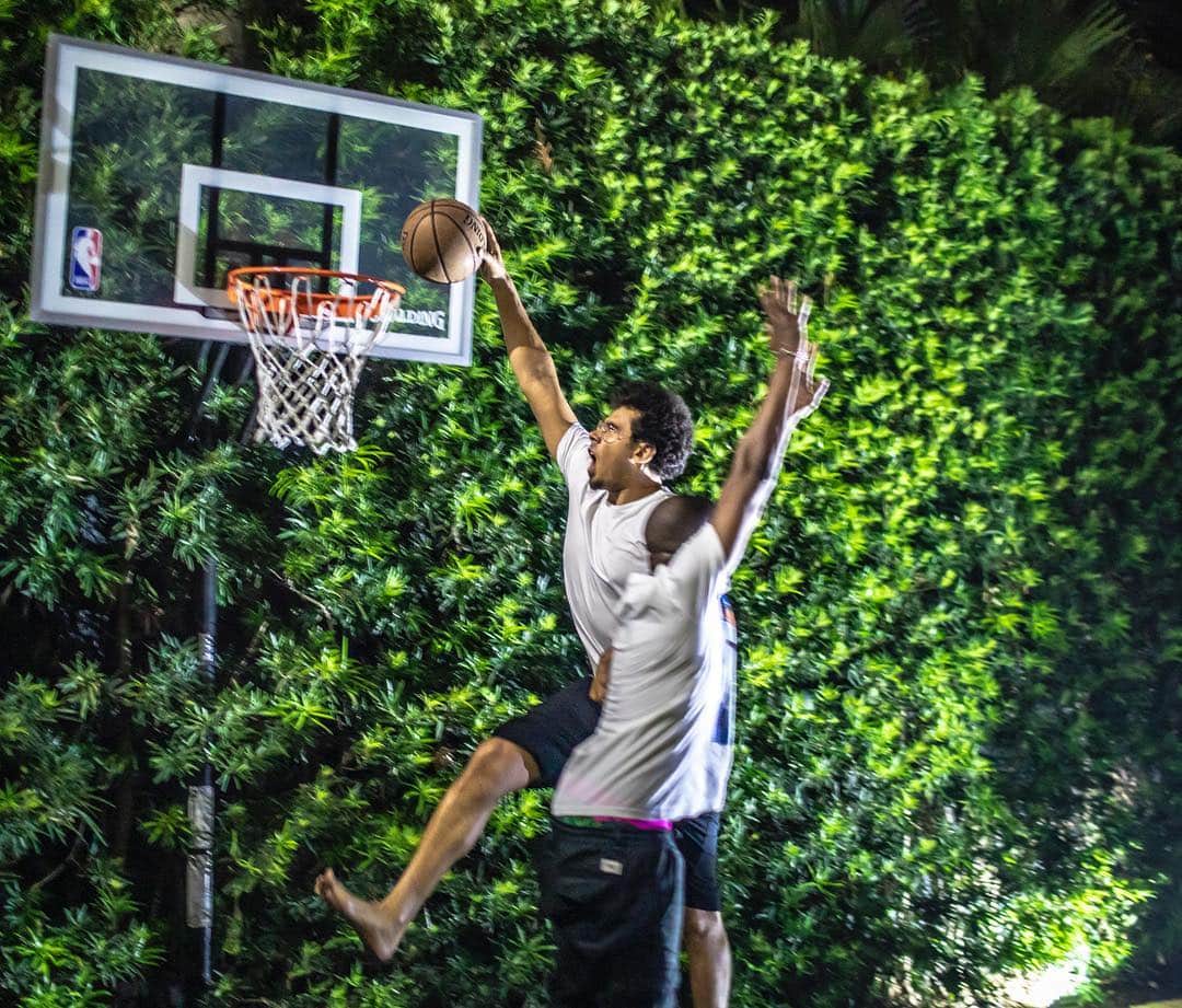 アフロジャックさんのインスタグラム写真 - (アフロジャックInstagram)「AfroDunk🏀 #Ultra2019」3月27日 3時 ...