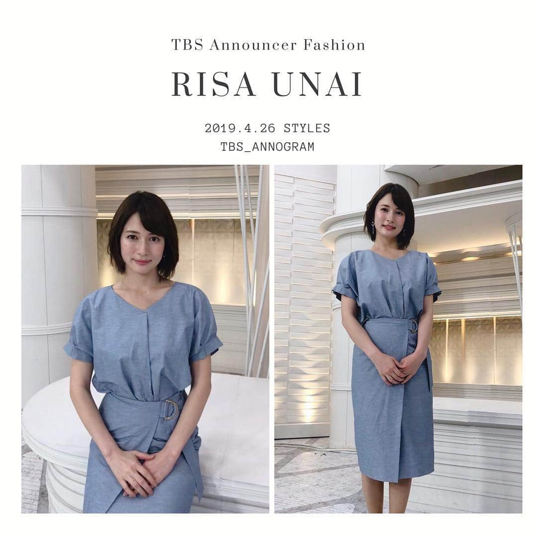 TBSアナウンサー公式さんのインスタグラム写真 - (TBSアナウンサー公式Instagram)「👗 RISA UNAI Outfit Of This Week # ...