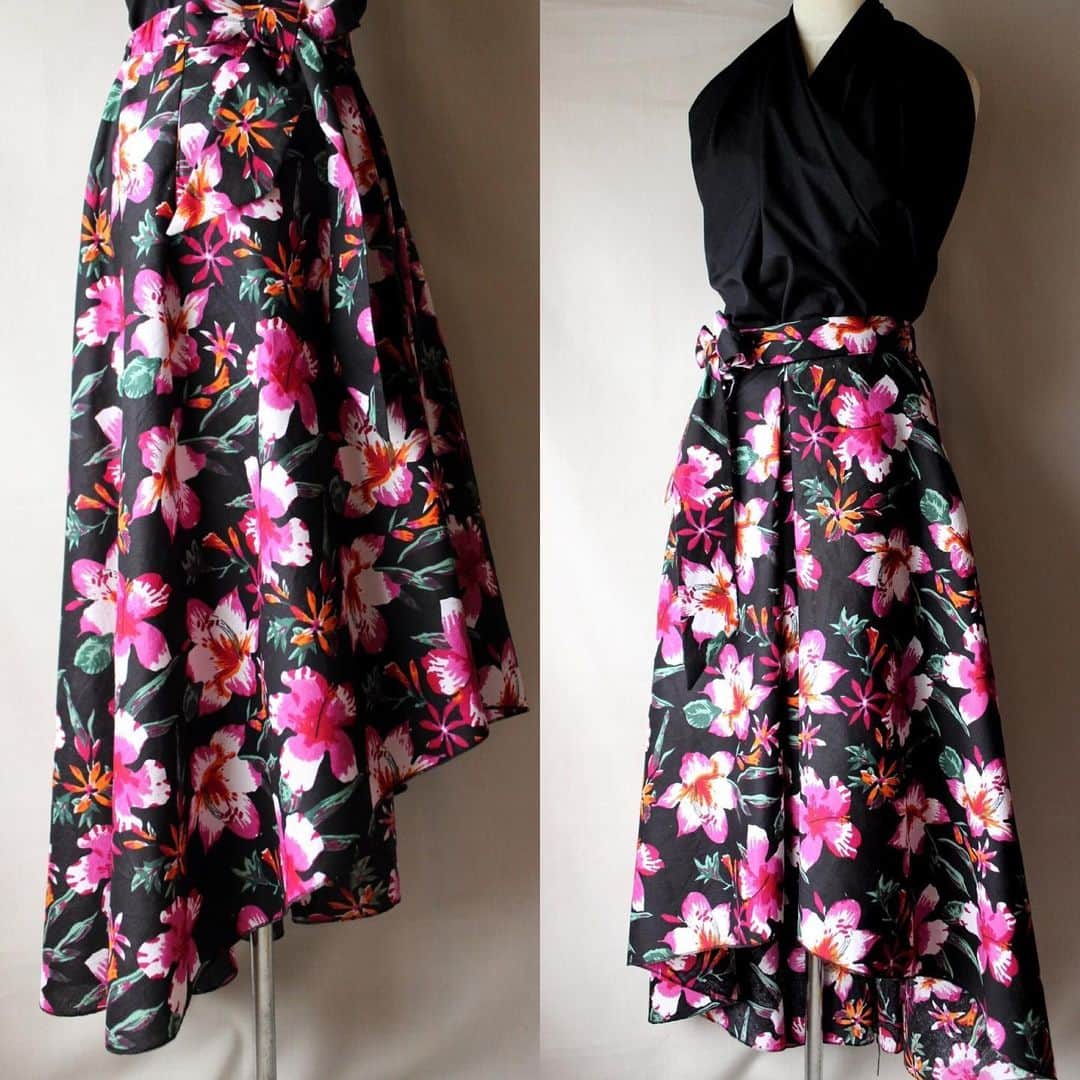 kwa MALOGOさんのインスタグラム写真 - (kwa MALOGOInstagram)「【ロングヘムスカート】 . すぐ売り切れてしまったので2点新たに仕立てました。 明日の心斎橋 ...