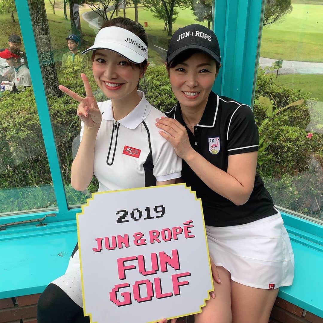 三枝こころさんのインスタグラム写真 - (三枝こころInstagram)「今日は @junandrope のコンペ⛳️ ゲストが豪華過ぎる ️ 肥野さん、進藤さん、飯島プロ、笹原プロの4人です ...