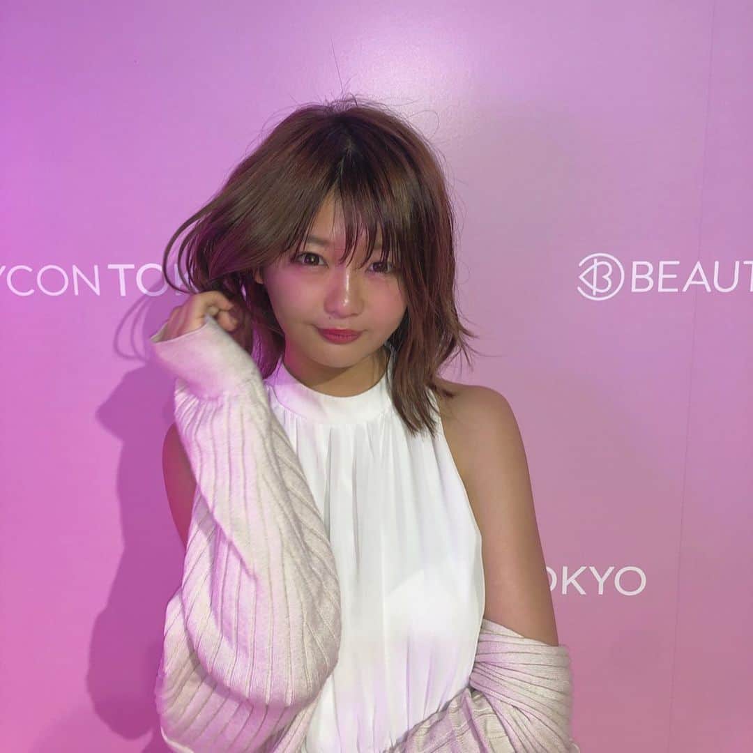 藤田もも（桃咲あや）さんのインスタグラム写真 - (藤田もも（桃咲あや）Instagram)「@beautycon の 会場にお邪魔したきた💄 ...