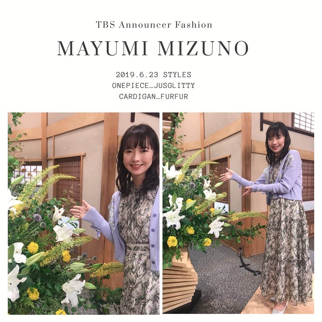 TBSアナウンサー公式さんのインスタグラム写真 - (TBSアナウンサー公式Instagram)「👗 MAYUMI MIZUNO Outfit Of This Week one-piece ...