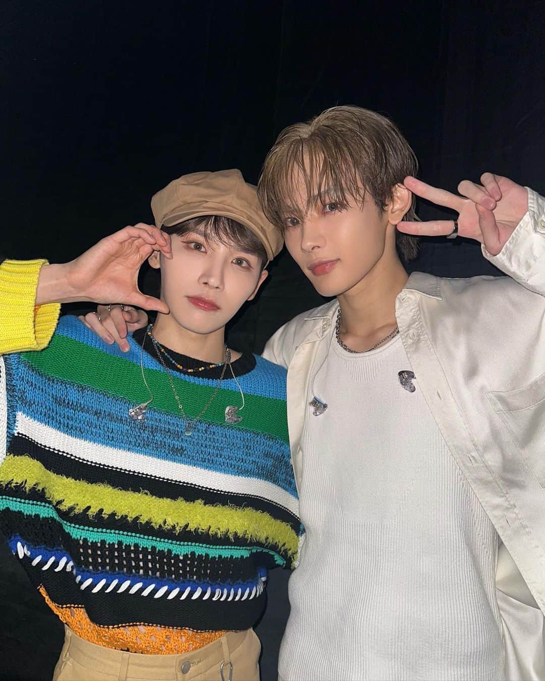 NOA（ノア）さんのインスタグラム写真 - (NOA（ノア）Instagram)「初ハシゴでライブ出演😝幸せな時間でした🙌🏻ウニヒョンとLET ...