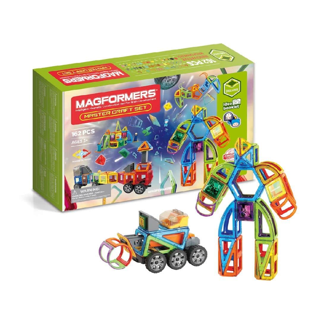 ボーネルンドさんのインスタグラム写真 - (ボーネルンドInstagram)「【マグ・フォーマー新商品情報👀】 シリーズ最大ボリュームの「マスタークラフトセット」が、 ボーネルンドショップ12 ...