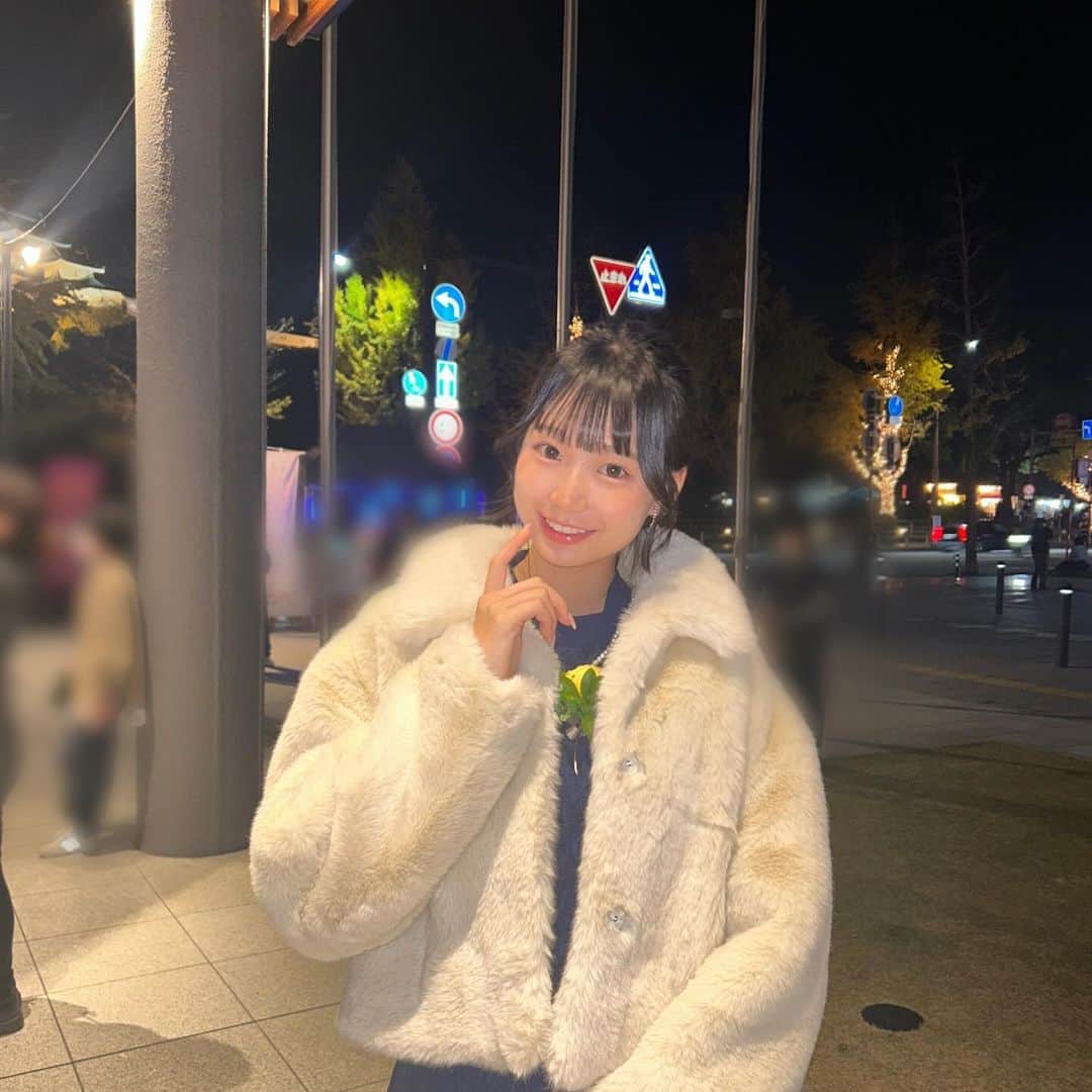 百田汐里さんのインスタグラム写真 - (百田汐里Instagram)「和歌山けやき大通りのイルミネーションの点灯式に出席させて頂きました🪄🪄 ...