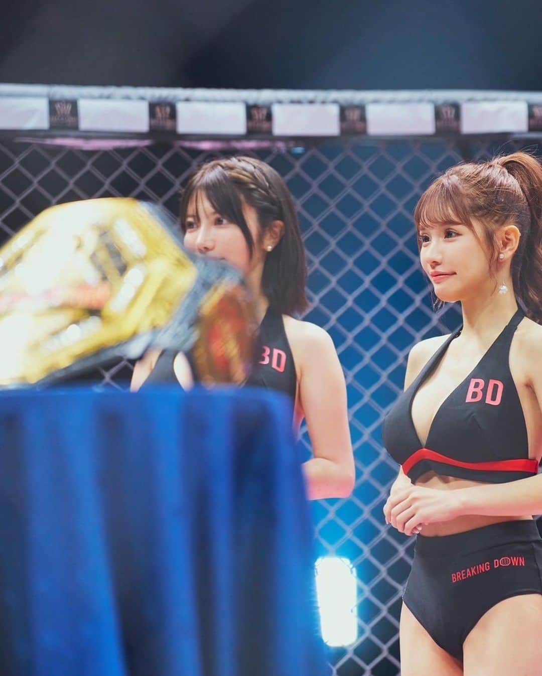 ゆでたまごさんのインスタグラム写真 - (ゆでたまごInstagram)「⁡BreakingDown10 観てくださった方ありがとうございました🫶🏻 ⁡ 今回もラウンドガールとして出演させて ...