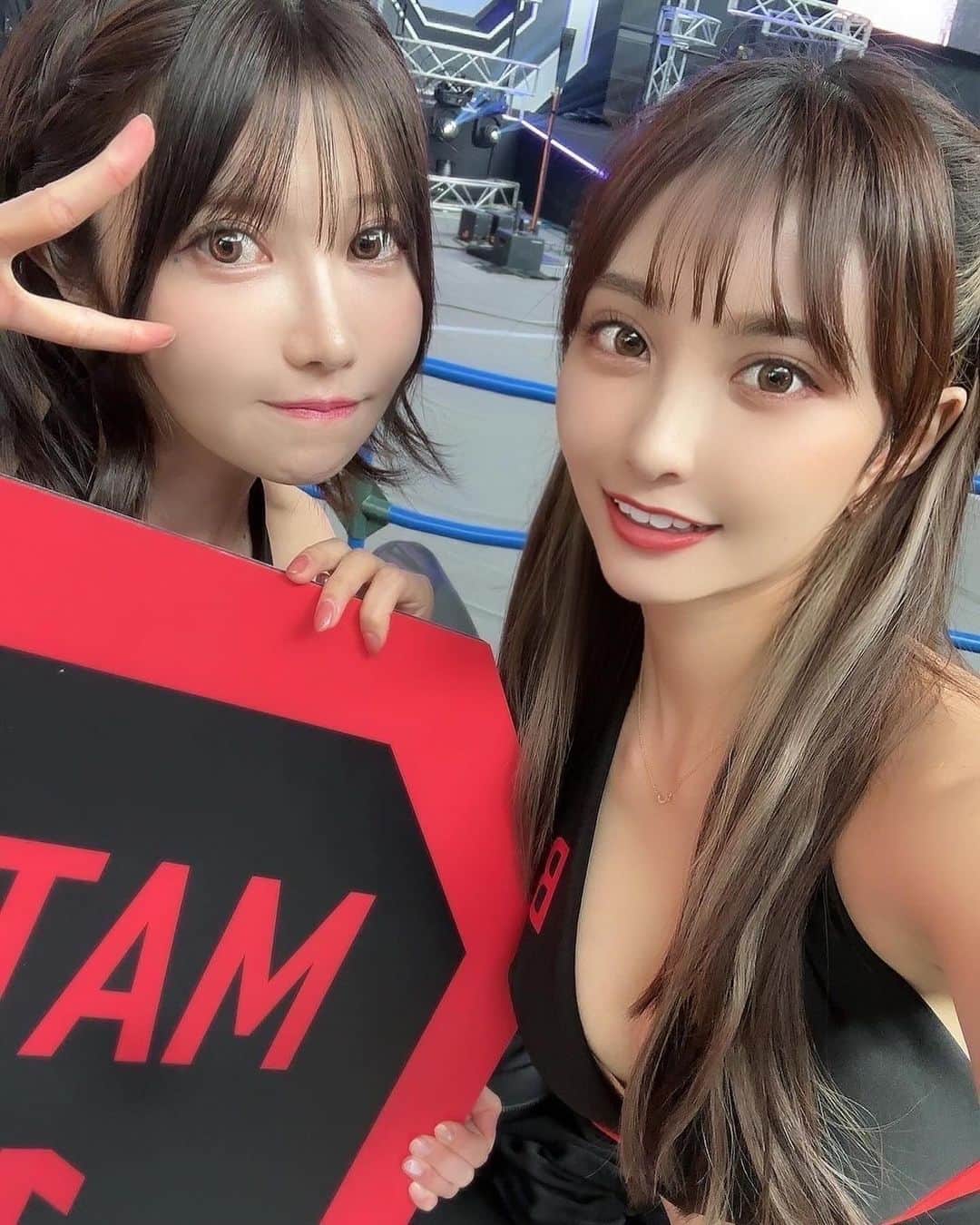 ゆでたまごさんのインスタグラム写真 - (ゆでたまごInstagram)「⁡BreakingDown10 観てくださった方ありがとうございました🫶🏻 ⁡ 今回もラウンドガールとして出演させて ...