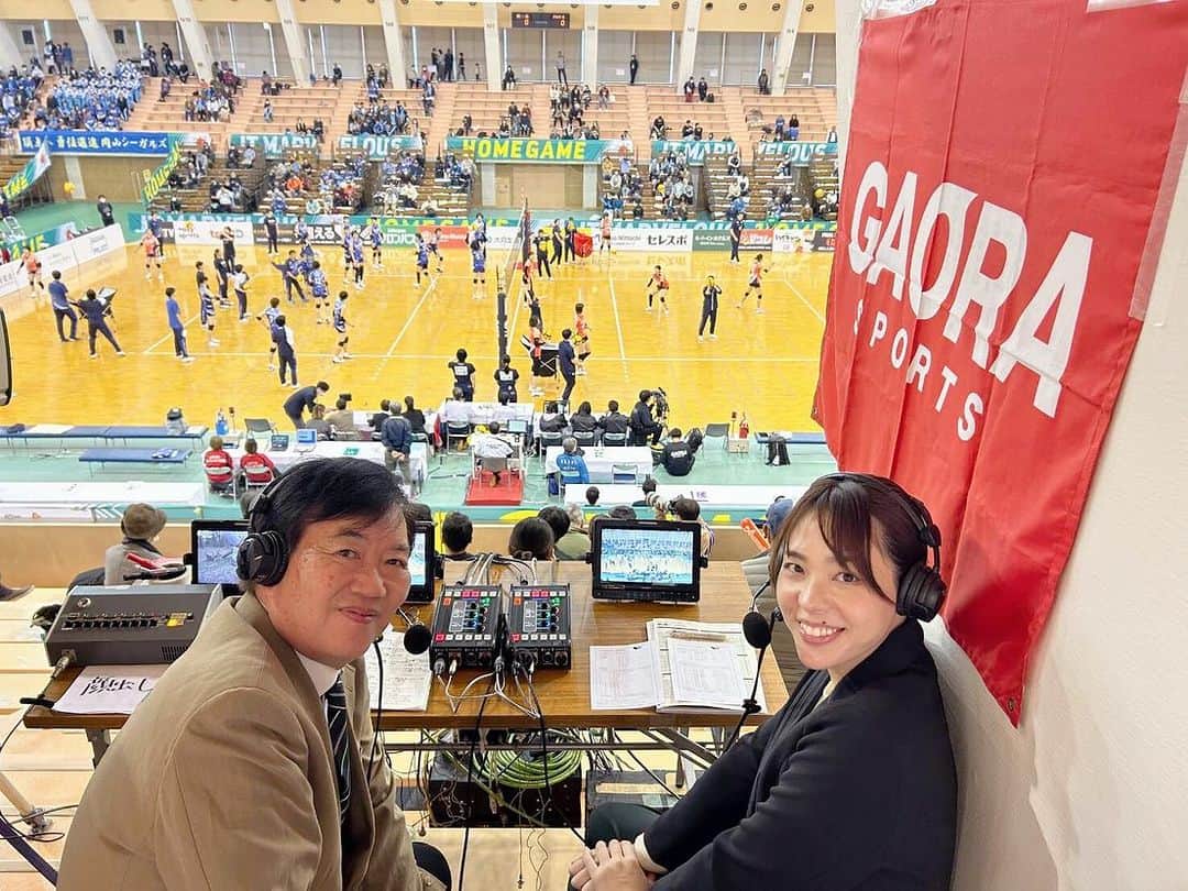 迫田さおりさんのインスタグラム写真 - (迫田さおりInstagram)「・ GAORAでVリーグ女子の解説をさせていただきました。 ・ 久光vsJT 岡山vsアランマーレ ・ どのチームも ...