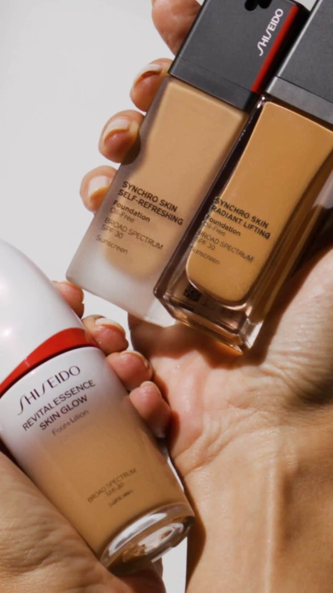 資生堂さんのインスタグラム動画 - (資生堂Instagram)「Our weightless foundations are tailor ...