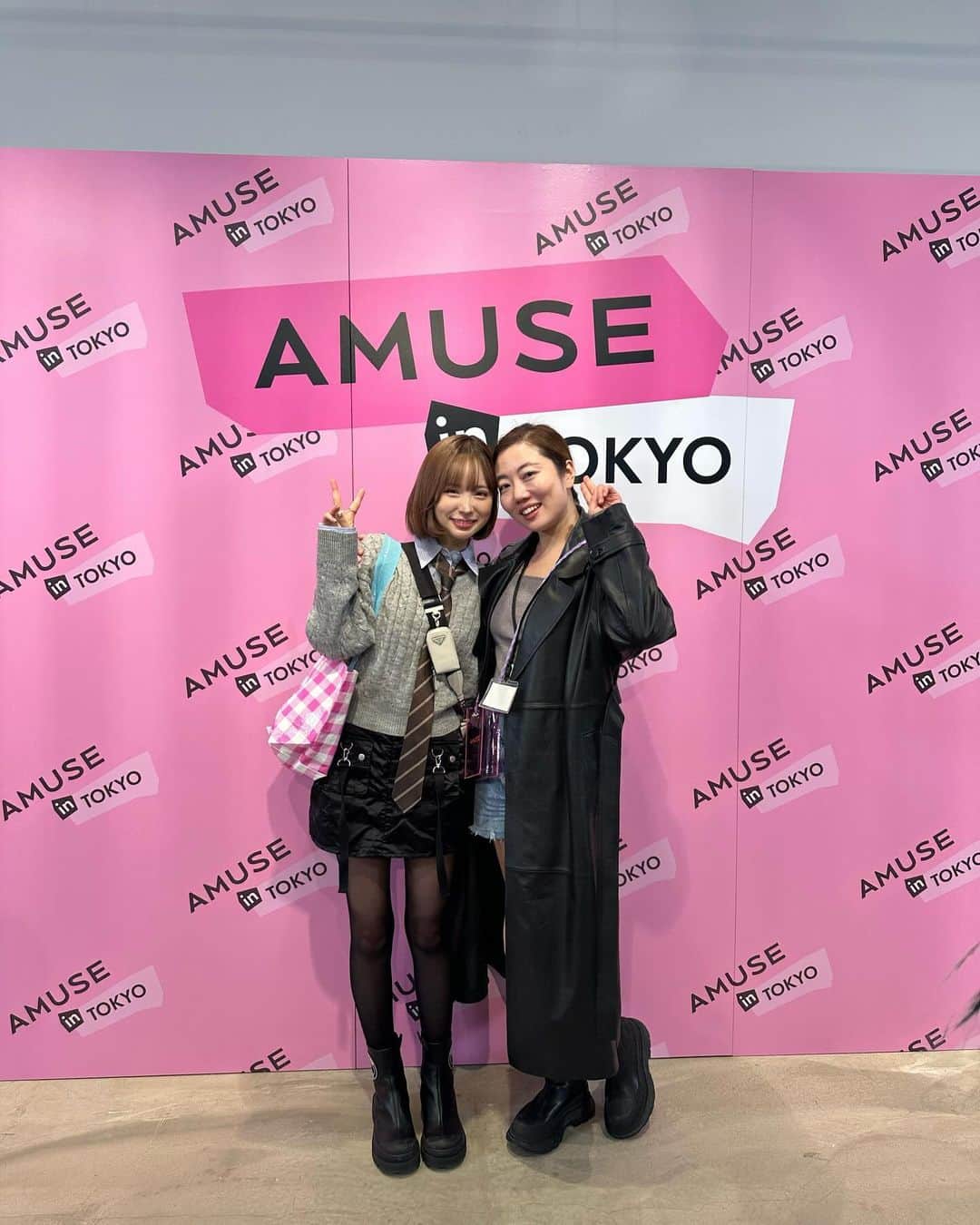 ソン・アミさんのインスタグラム写真 - (ソン・アミInstagram)「🐰💕 🩷🫱🏻‍🫲🏼🎶💎 ㅤ 楽しみにしていた @amuse popup東京に行ってきたよ！ 生ウォニョンちゃんを間近で ...